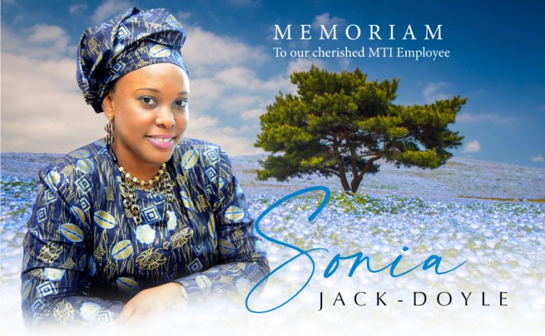 In Memoriam of Sonia Jack-Doyle - Ministry of Trade, Investment & TourismMinistry of Trade ...